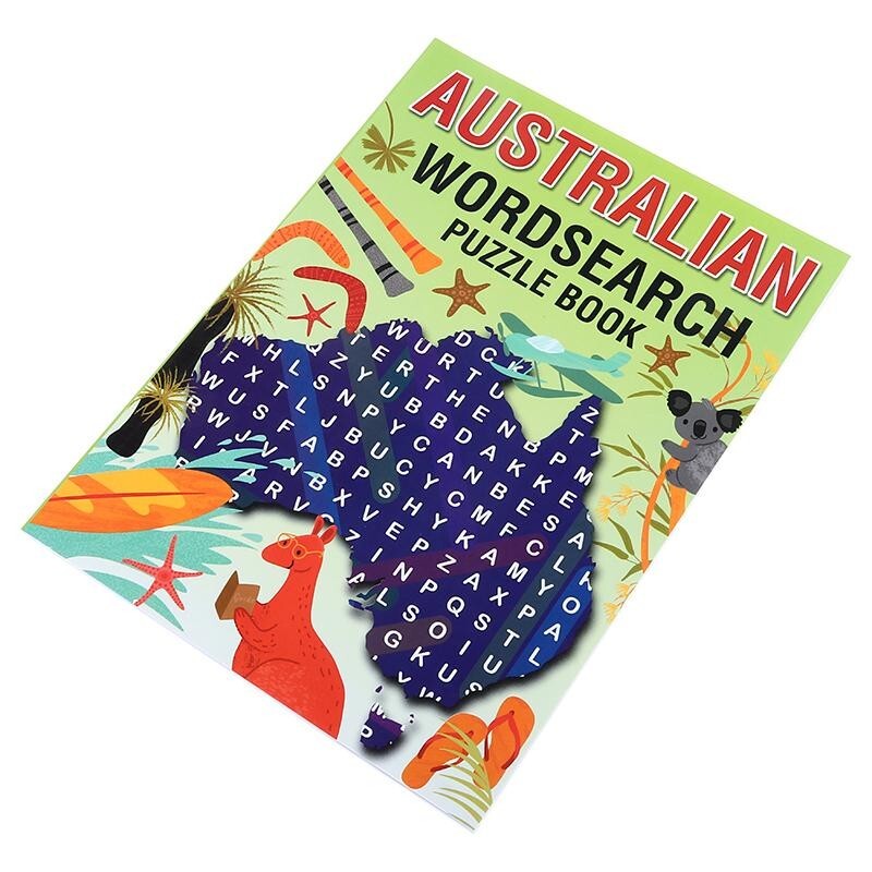 1x Australian Word Search Puzzle Book Activity Game Memory Word Search ...