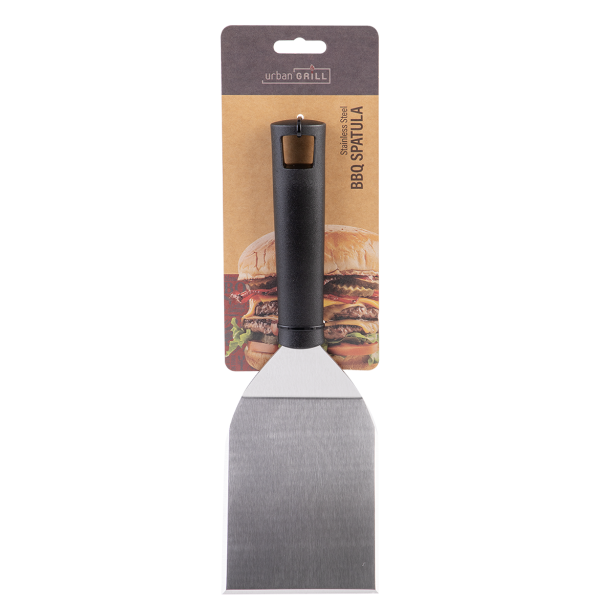 Urban Grill Stainless Steel BBQ Spatula Griddle Hamburger Spatula ...