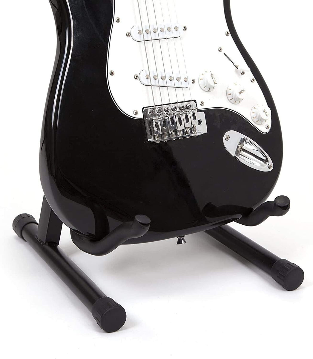 Portable Folding A Frame Acoustic Guitar Stand Electric Classical Bass ...