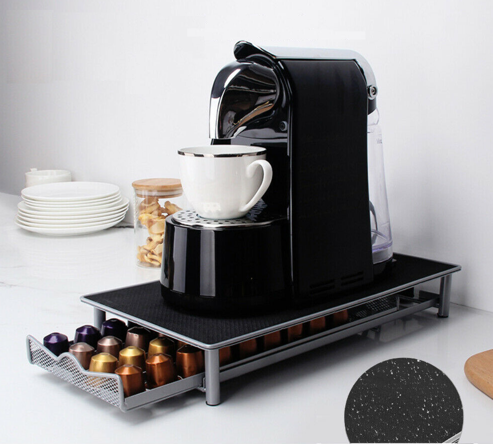 Coffee Capsules Holder Rack 40 Pods Drawer Storage Organizer Nespres S ...