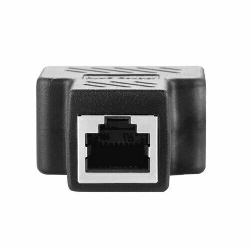 RJ45 Ethernet LAN Network Y Splitter Double Adapter Cable Connector Fo ...