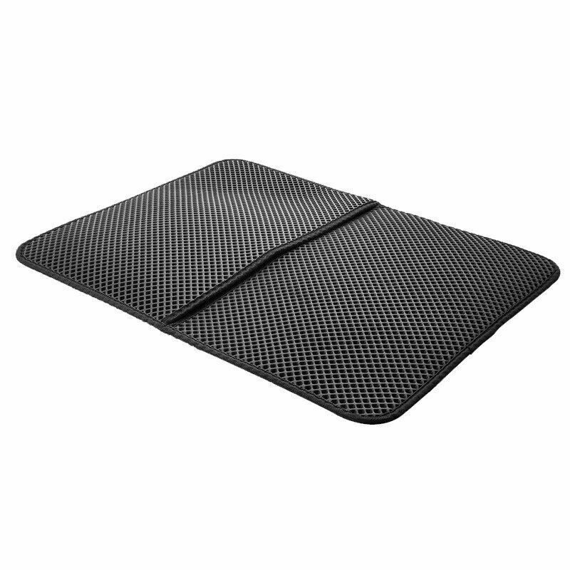 New Cat Litter mat Large Kitty Litter Box Trapping Sifting Mats Waterp ...
